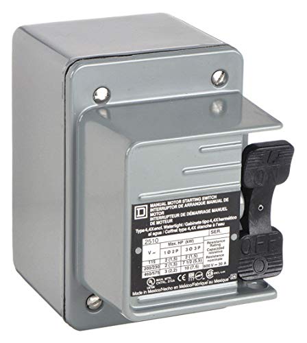SCHNEIDER ELECTRIC 2510KW2 Manual Switch 600-Vac Kplus Options, Black