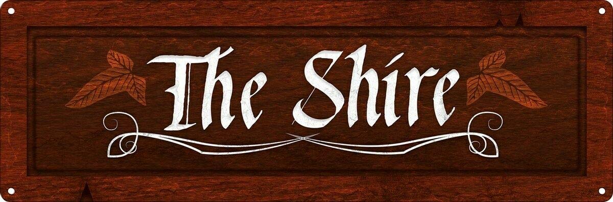Tin Sign Shire Metal Sign Wall Decor for Home, Bar, Diner, Pub,Kitchen,16" X 4"