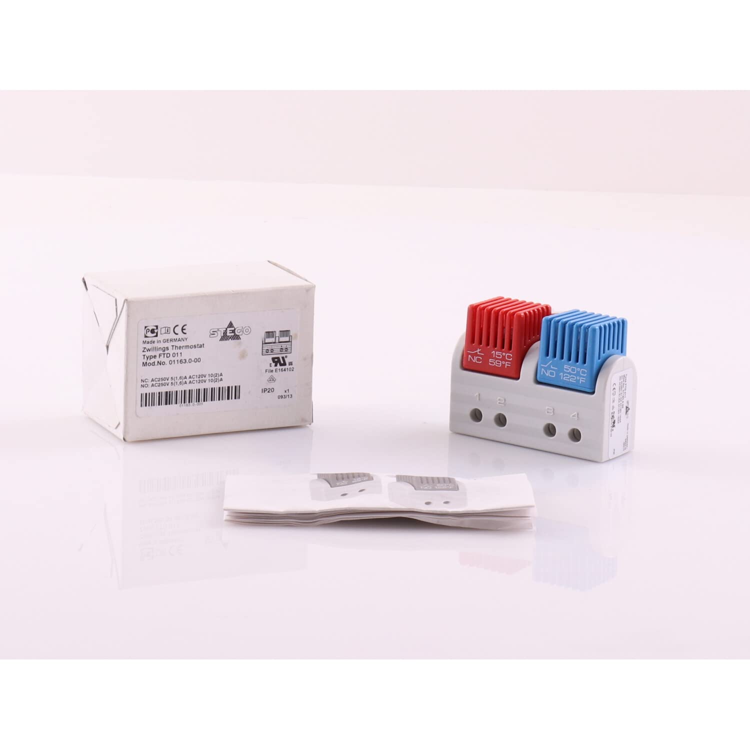 Stego 01163.0-00 Thermostat FTD 011 Nc Contact 15 C New NFP