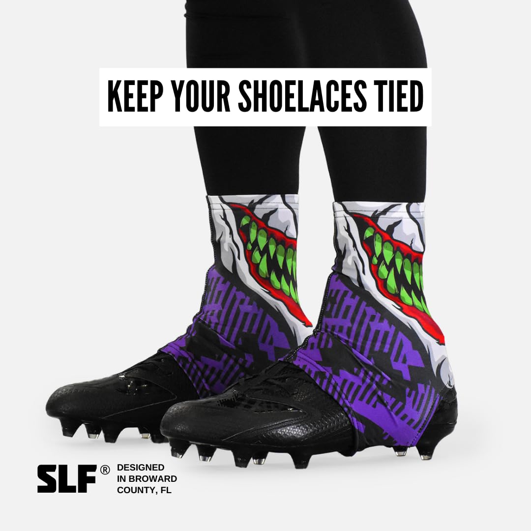 SLEEFS Green Grin Kids Spats/Cleat Covers