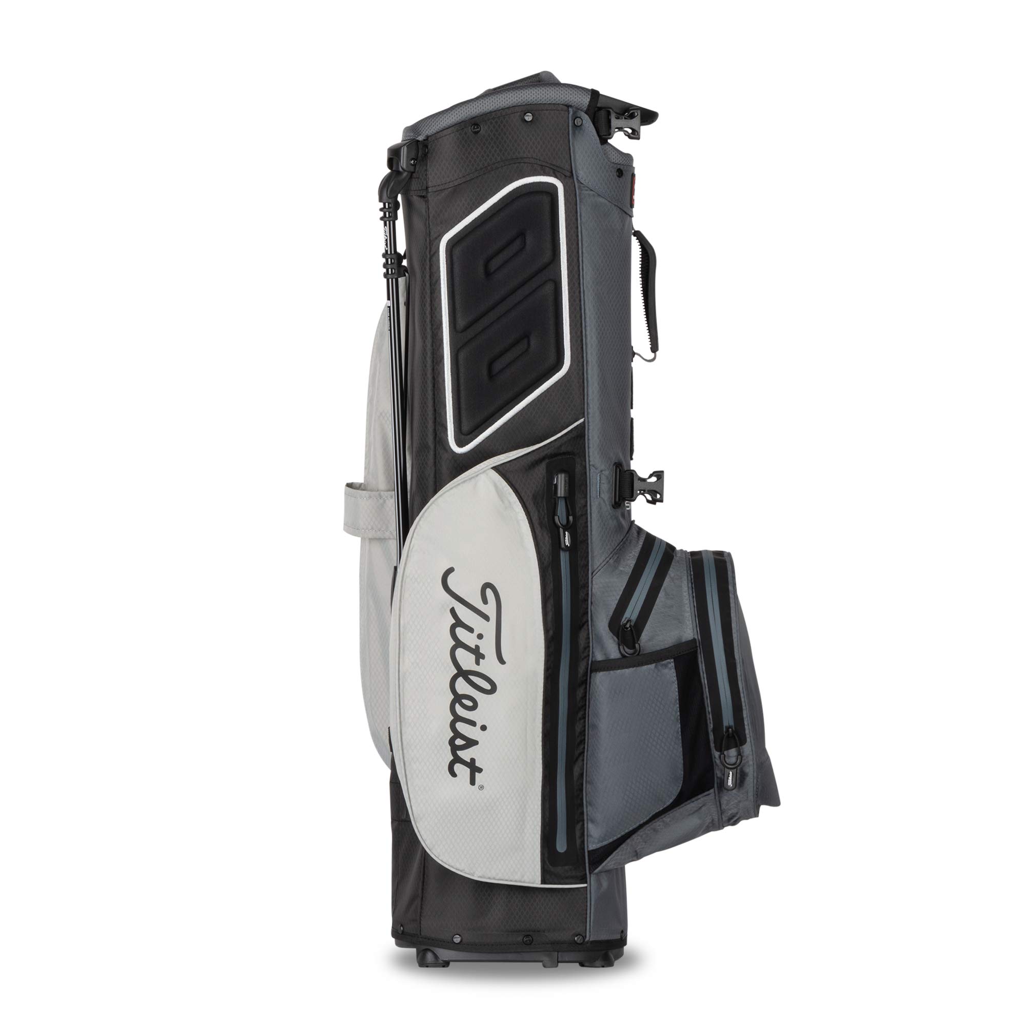 Titleist - Players 4 Plus StaDry Golf Bag - Gray/Charcoal/Black