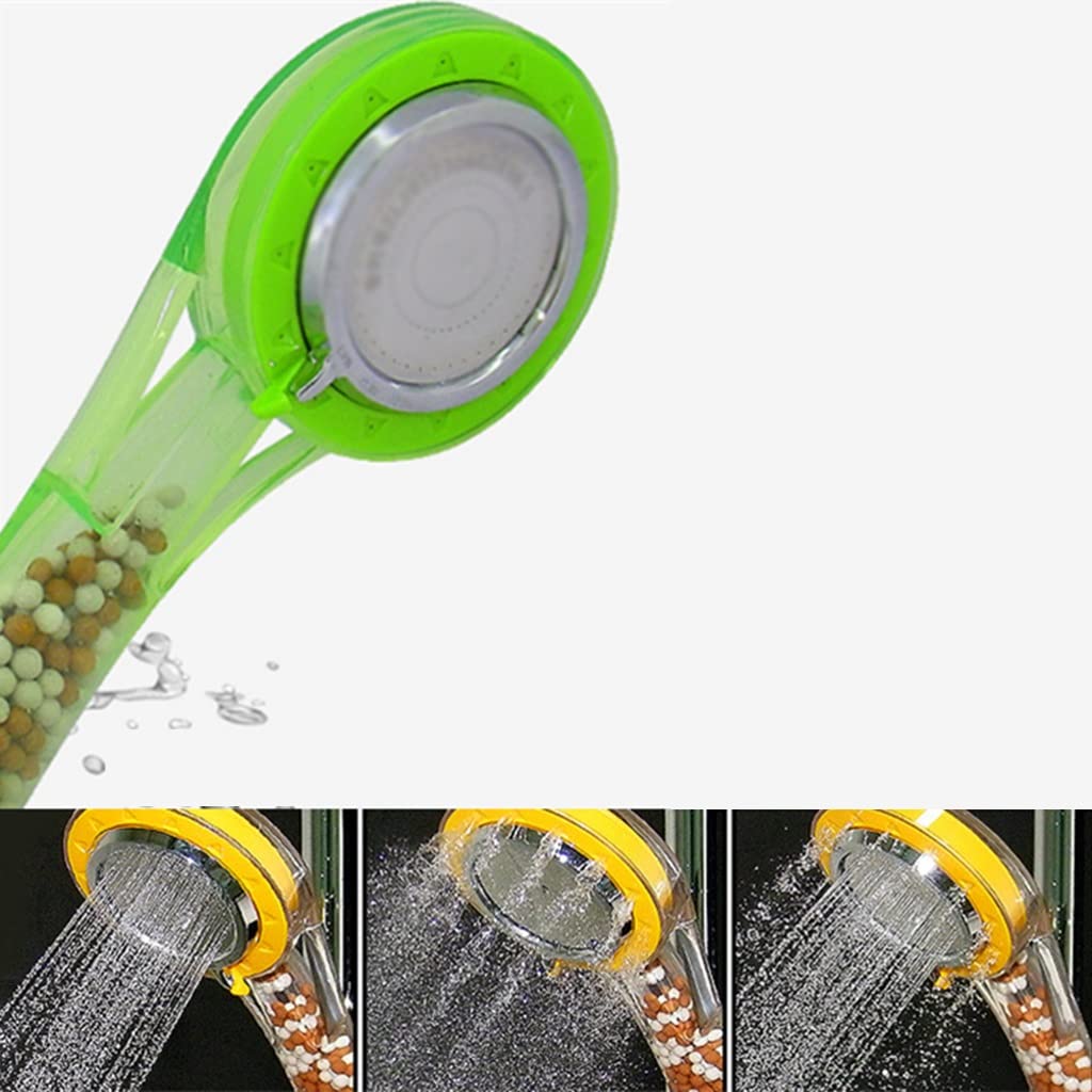 Spa hand-held shower head, hot spring shower Set, 3 Shower Modes, Bathroom Pressurized Shower Kit, Detachable, Negative ions Showerheads for everyone
