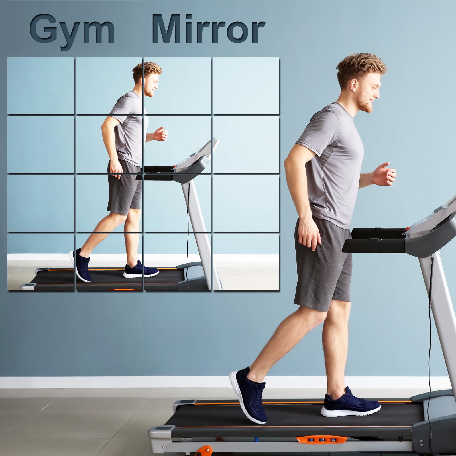 Speculux Acrylic Mirror Sheet - Self Adhesive Mirror Tiles - Wall Stickers - Mirror Stickers - Peel and Stick Mirror - Adhesive Mirror - Ceiling Mirrors for Bedroom - (12x14 inches)