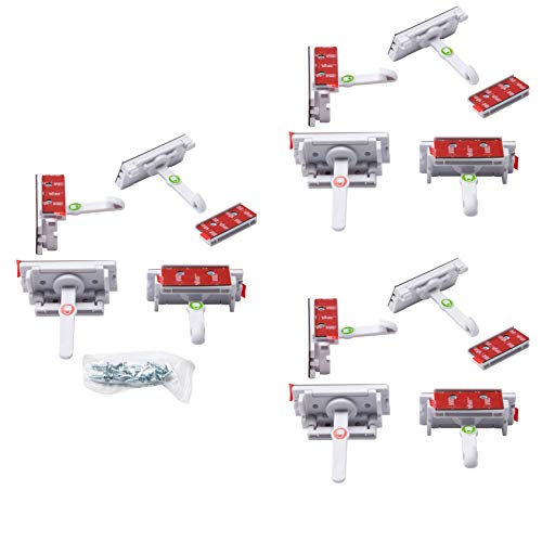 Safety 1st Adhesive Cabinet Latch, 12 Piece, One Size