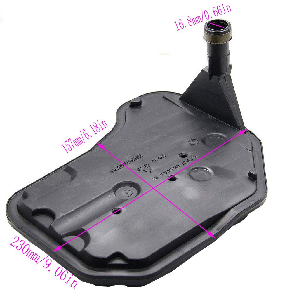 TOPEMAI 4L60E Shift Solenoid and 4L60E Transmission Filter Gasket kit Compatible with Cadillac Buick Blazer Astro Replace 24230298 24208576