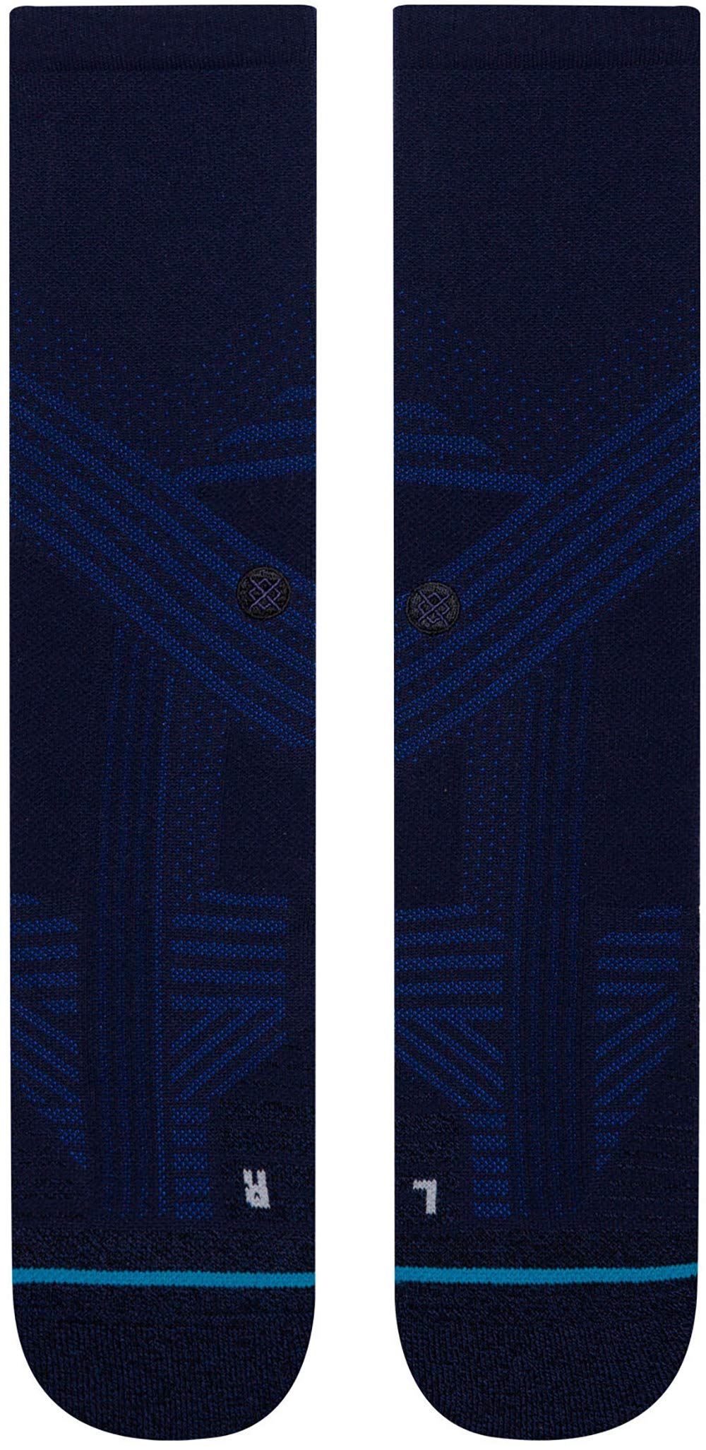 Stance Men's Sock Athletic Crew ST, Navy, Medium