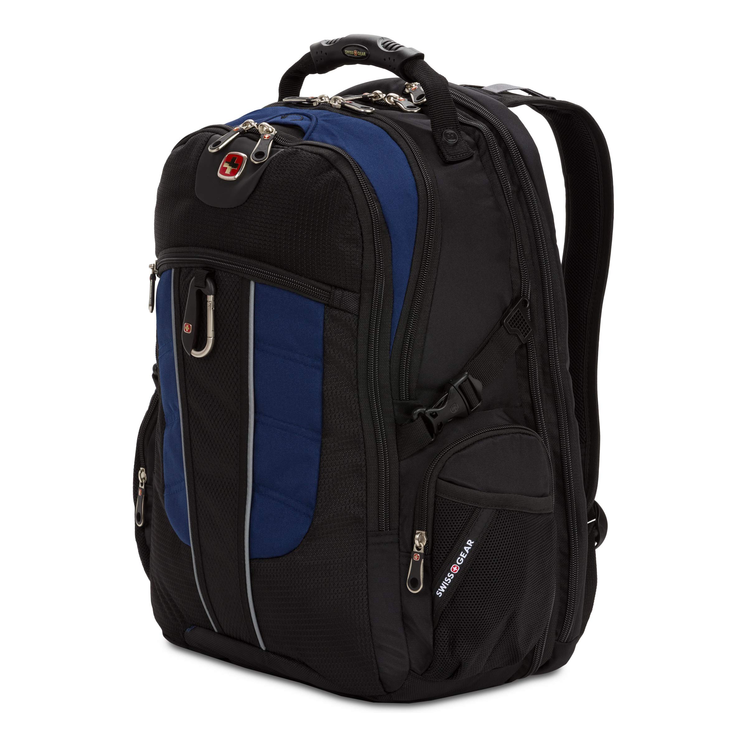 SWISSGEAR 1753 ScanSmart Laptop Backpack. Abrasion-Resistant & Travel-Friendly Laptop Backpack (Black/Navy)