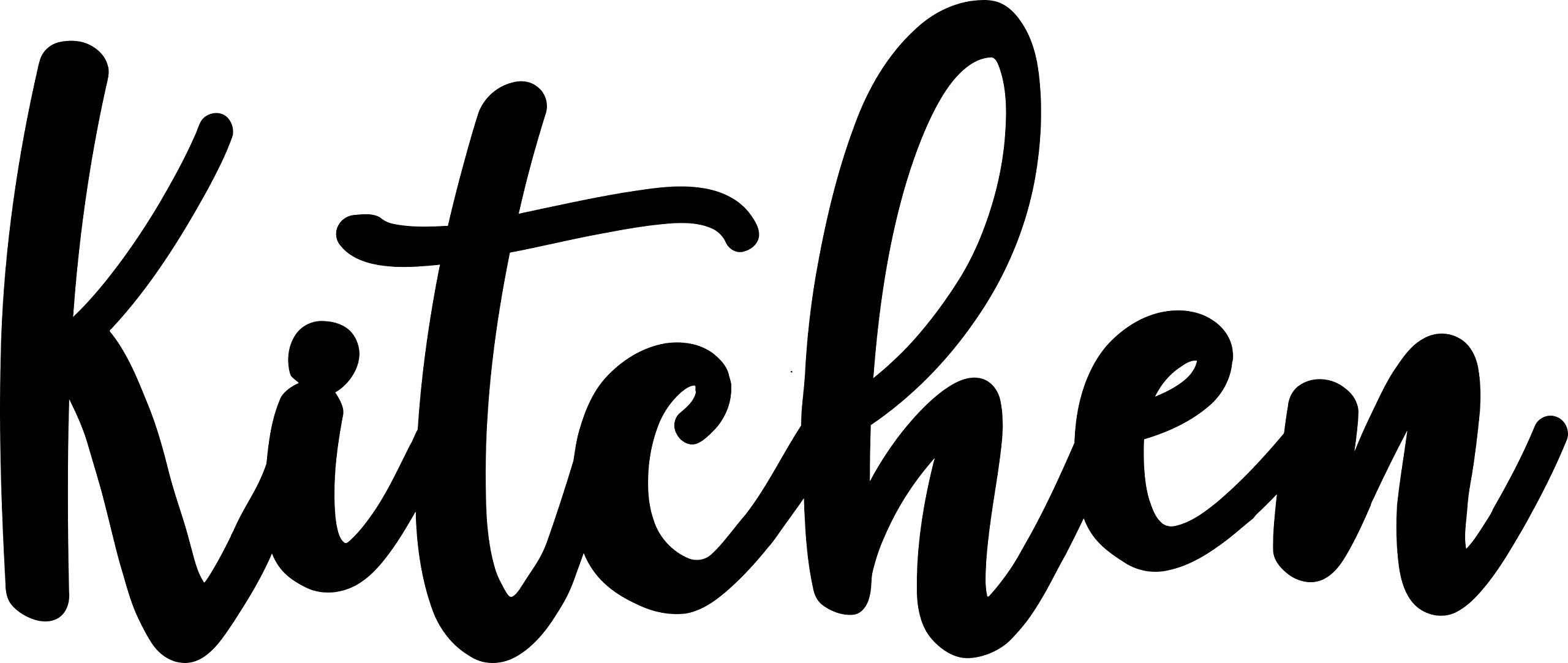 Syfkin Wooden Kitchen Sign Decor, Wall Mount Rustic Modern Farmhouse Home and Kitchen Signs Decorations, 17” x 8” (Black, Kitchen)