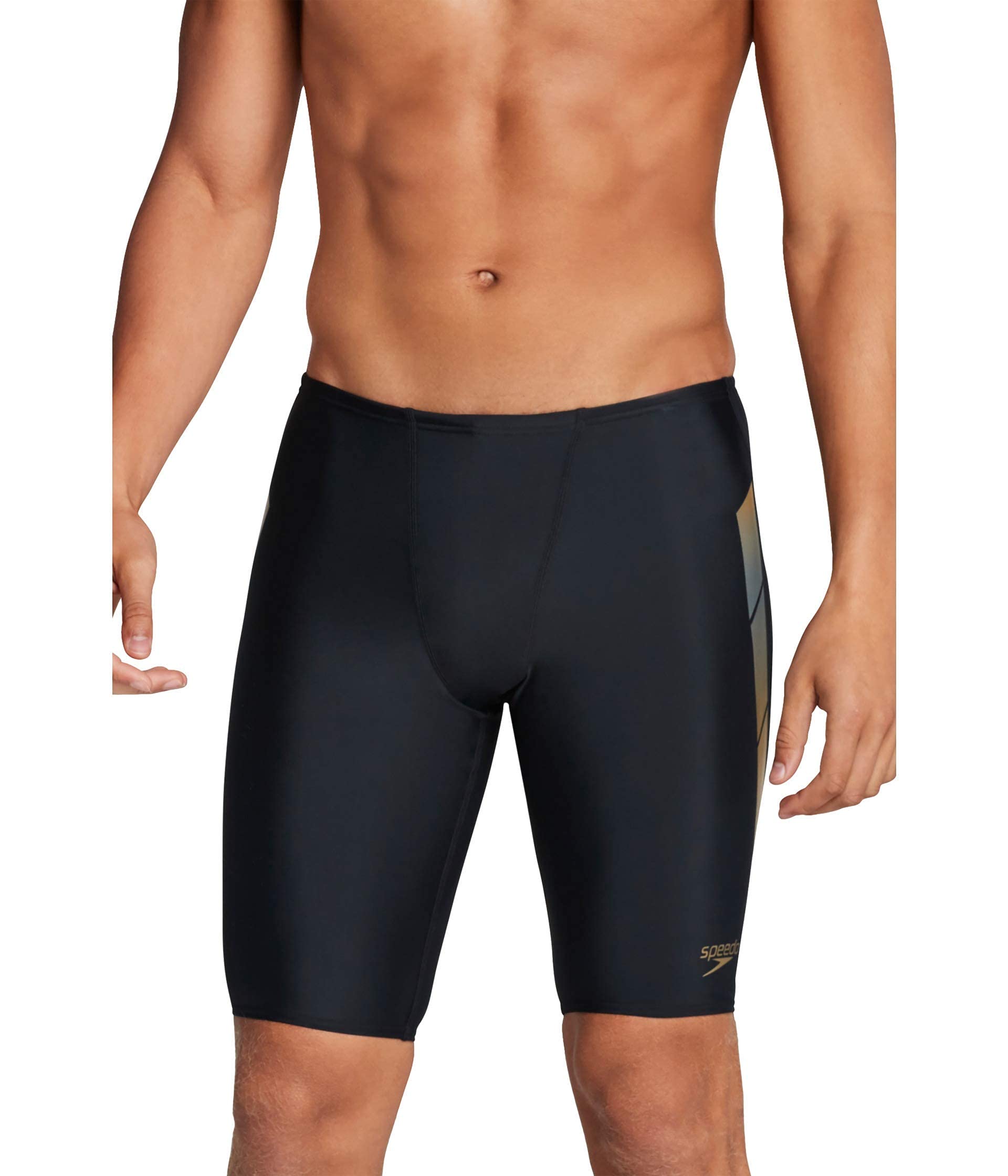 Speedo Faded Lane Jammer Black/Gold 38