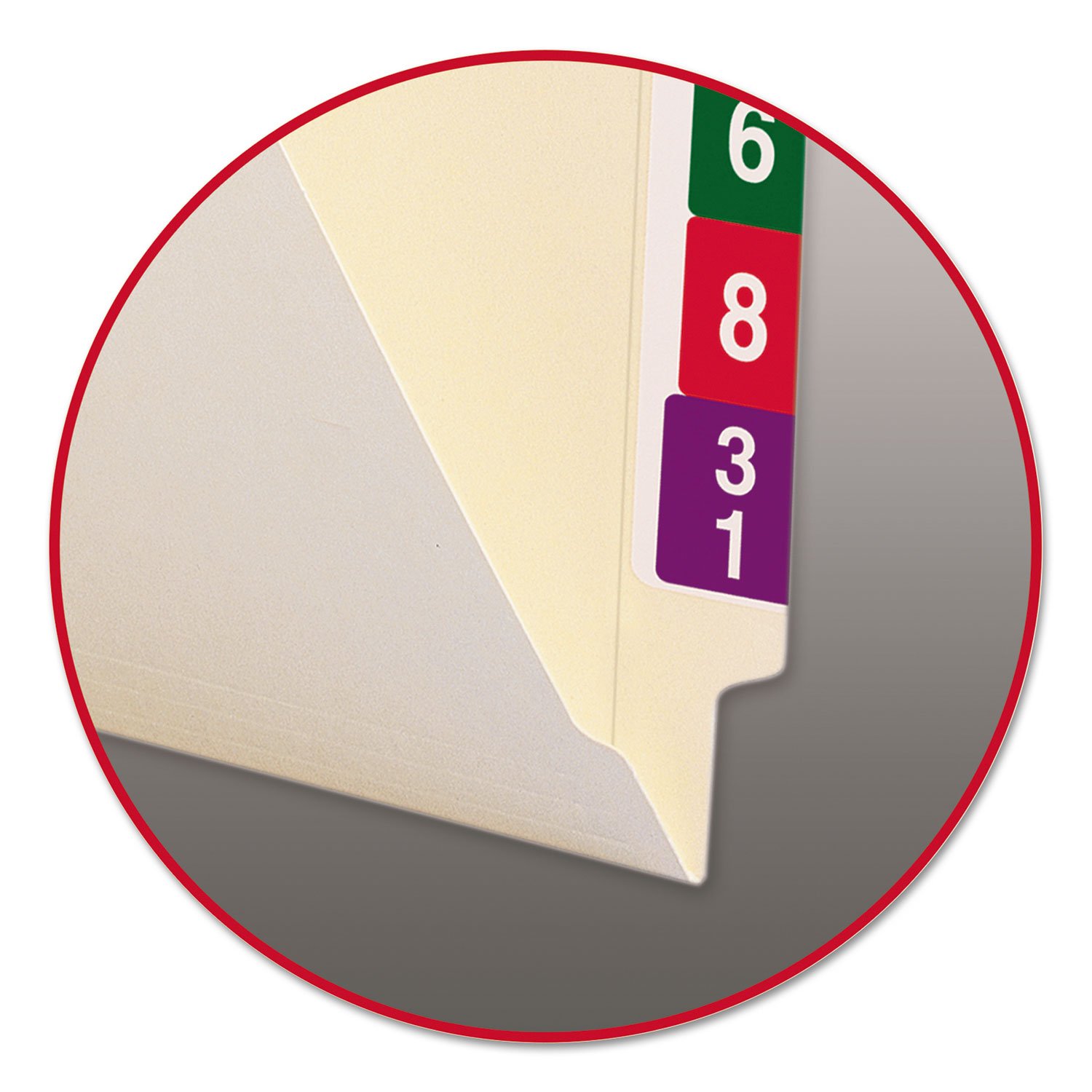 Smead End Tab File Folder, Shelf-Master Reinforced Straight-Cut Tab, Letter Size, Manila, 100 per Box (24109)
