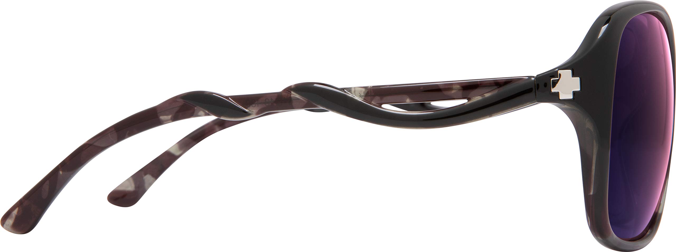 SPY Optic Fiona Black/Smoke Tort/Happy Rose/Midnight Spectra Mirror One Size