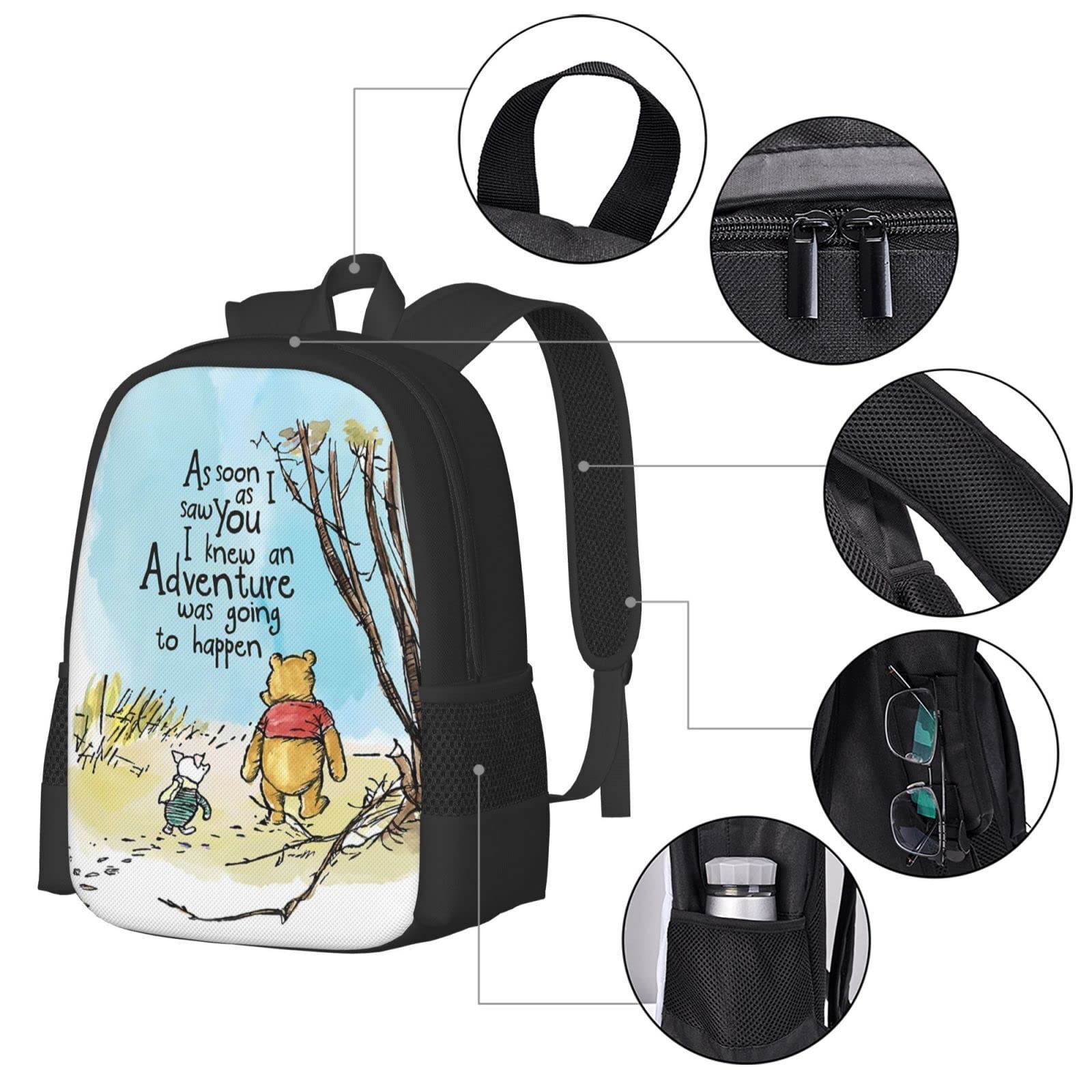 UINTA Cartoon Backpack Set with Pencil Case Bookbag Lunch Bag for Boy Girl