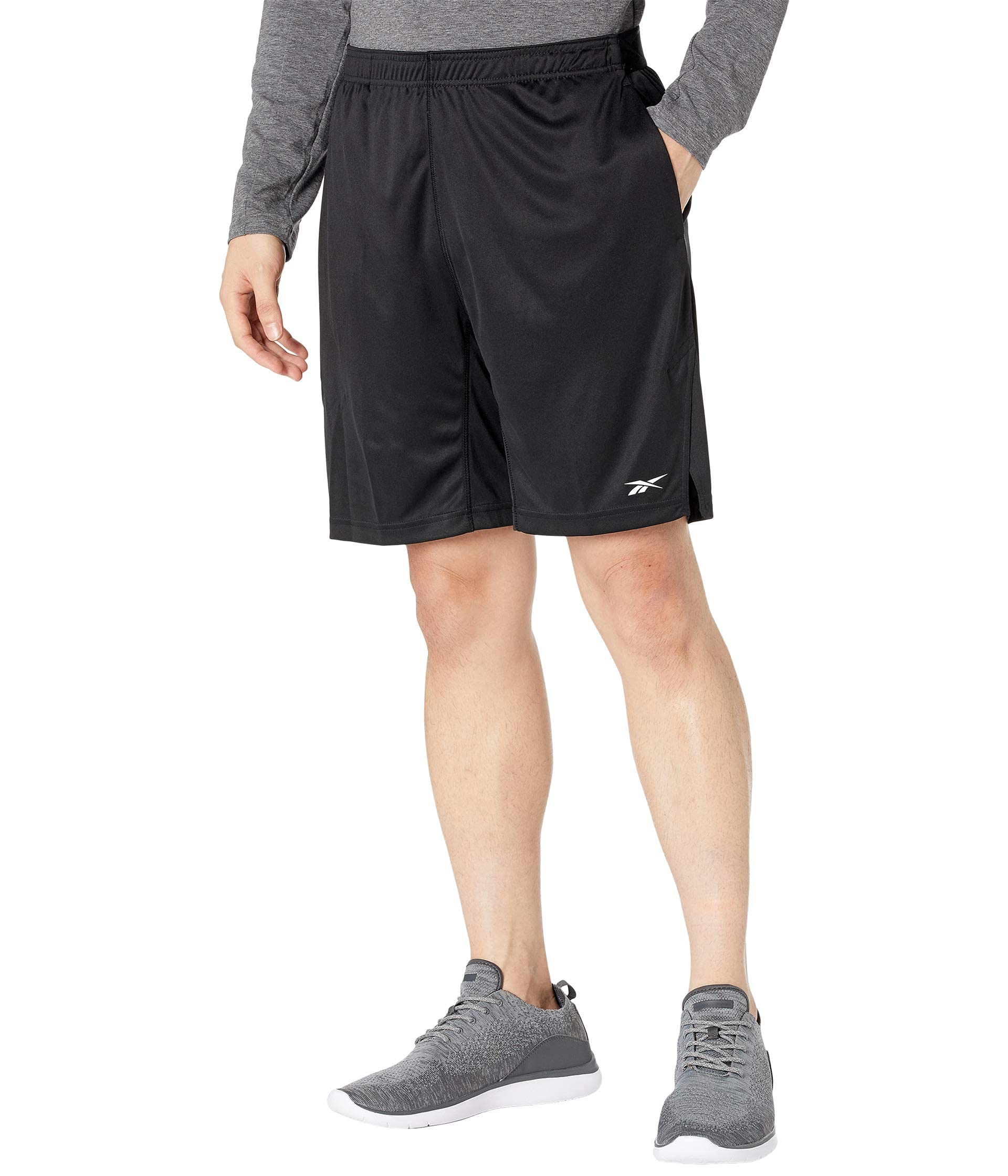 Reebok Workout Ready Knit Short, Black, Large