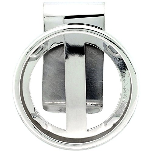 Sterling Silver Dollar Money Clip fits Morgan Dollar Peace and Mexican Olympic Coins Not Included
