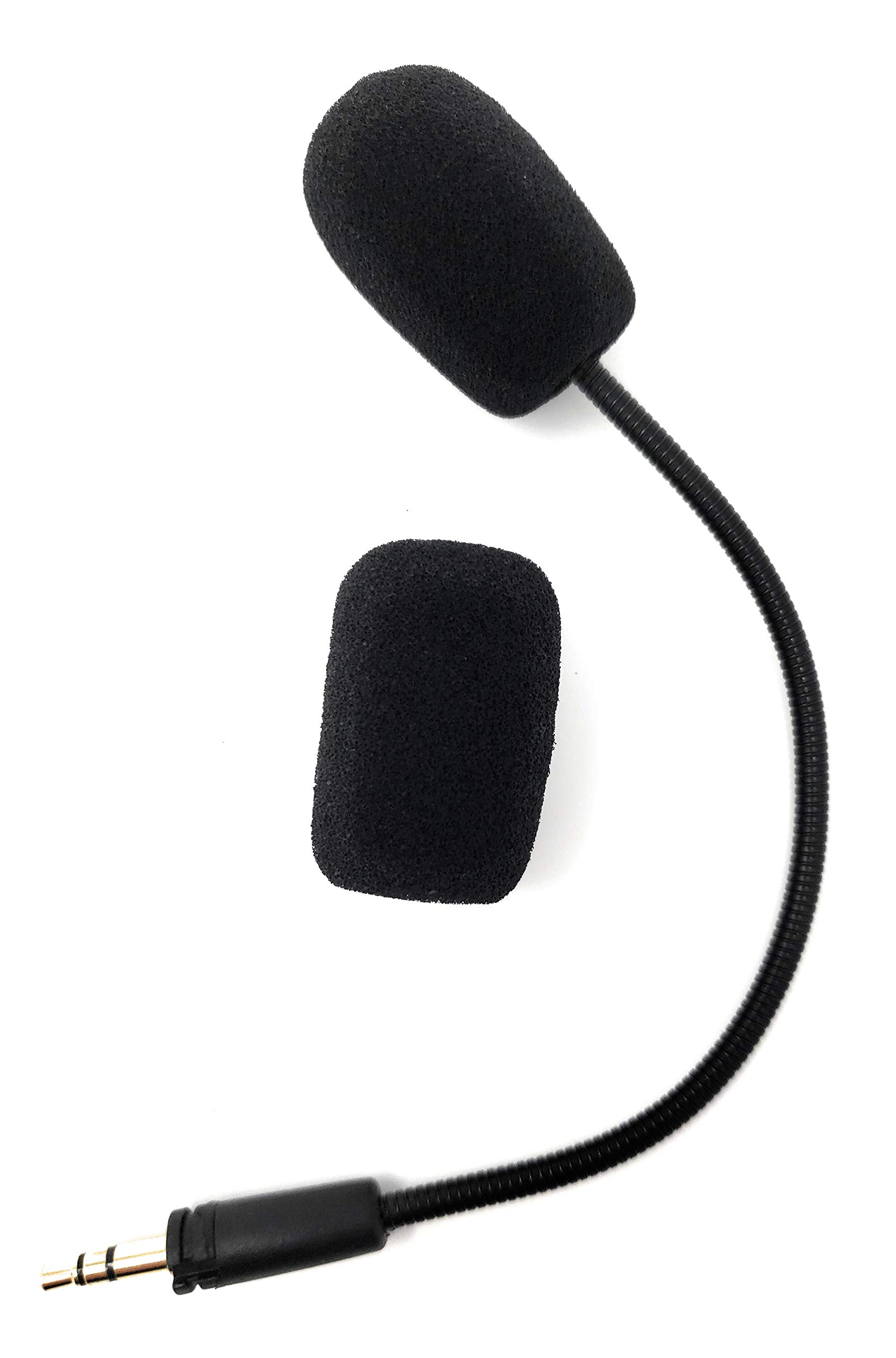 TNE 2-Pack Replacement 3.5mm Game Mics Microphone Boom for Turtle Beach Ear Force XO Four & Recon 150 50 50X 50P 60P Camo Xbox One PS4 Gaming Headsets Premium with Lock