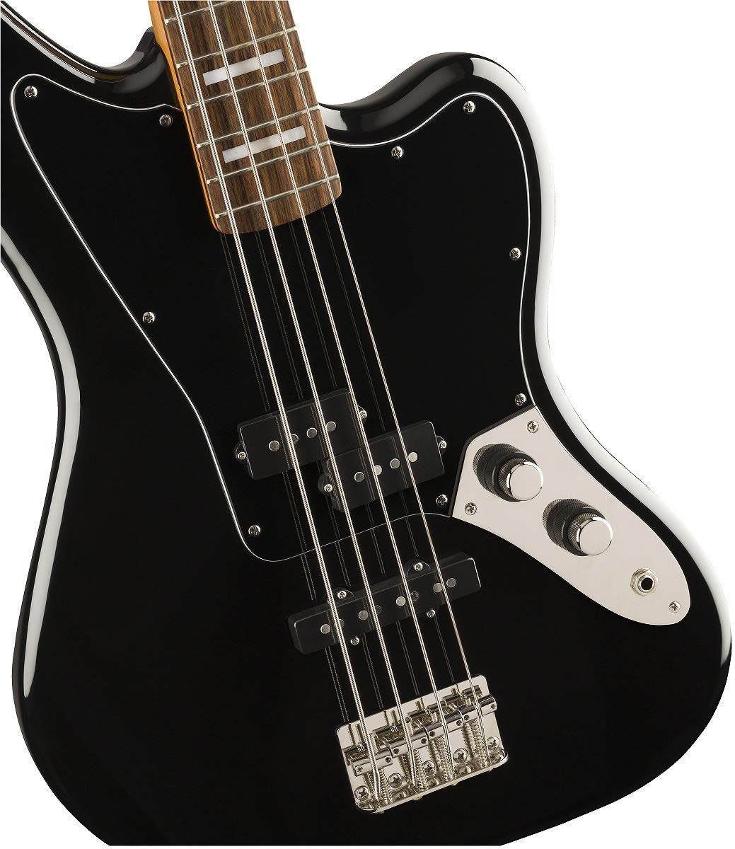 Squier Classic Vibe Jaguar Bass, Black, Laurel Fingerboard