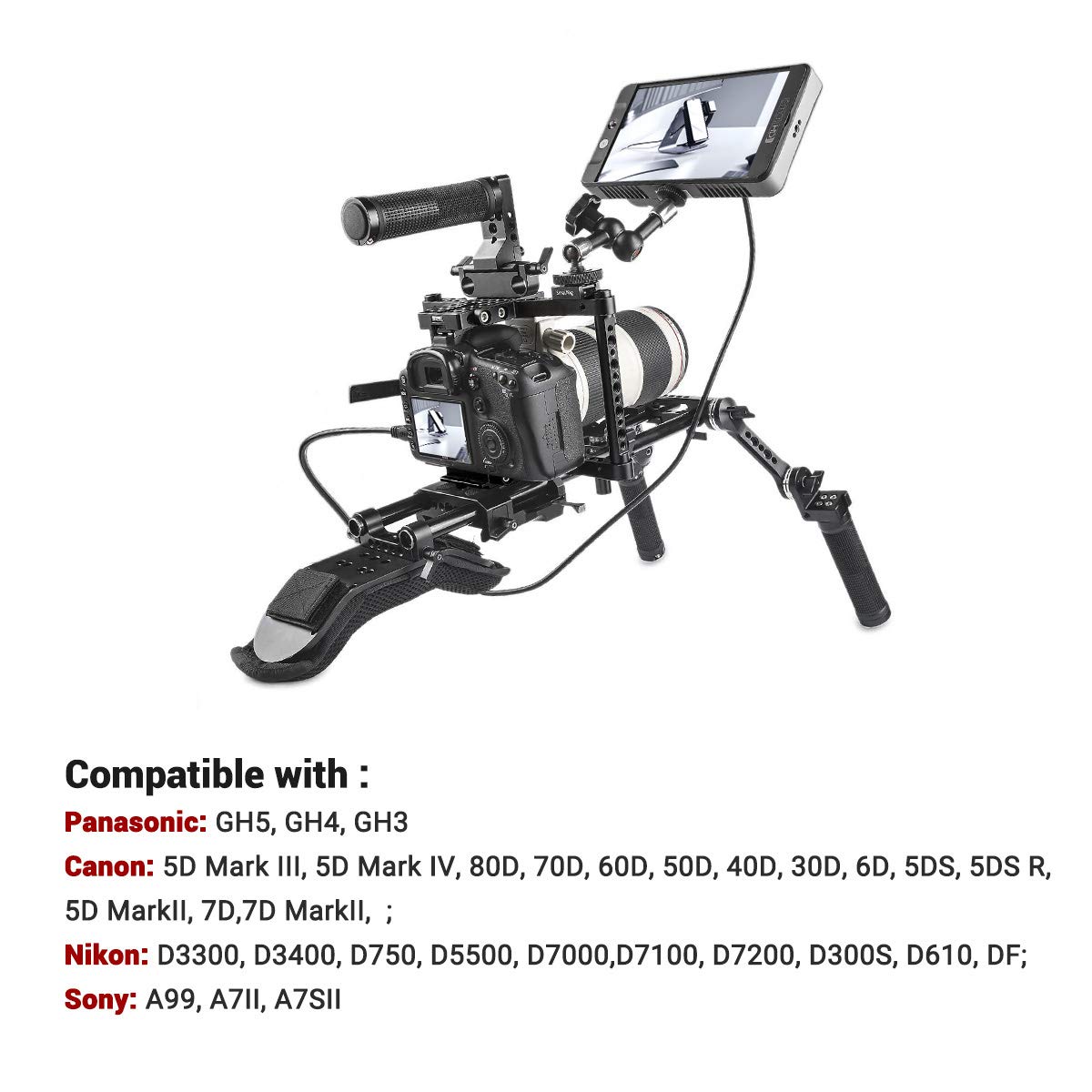 SMALLRIG VersaFrame DSLR Camera Medium Cage for Canon/for Nikon/for Sony β 1584