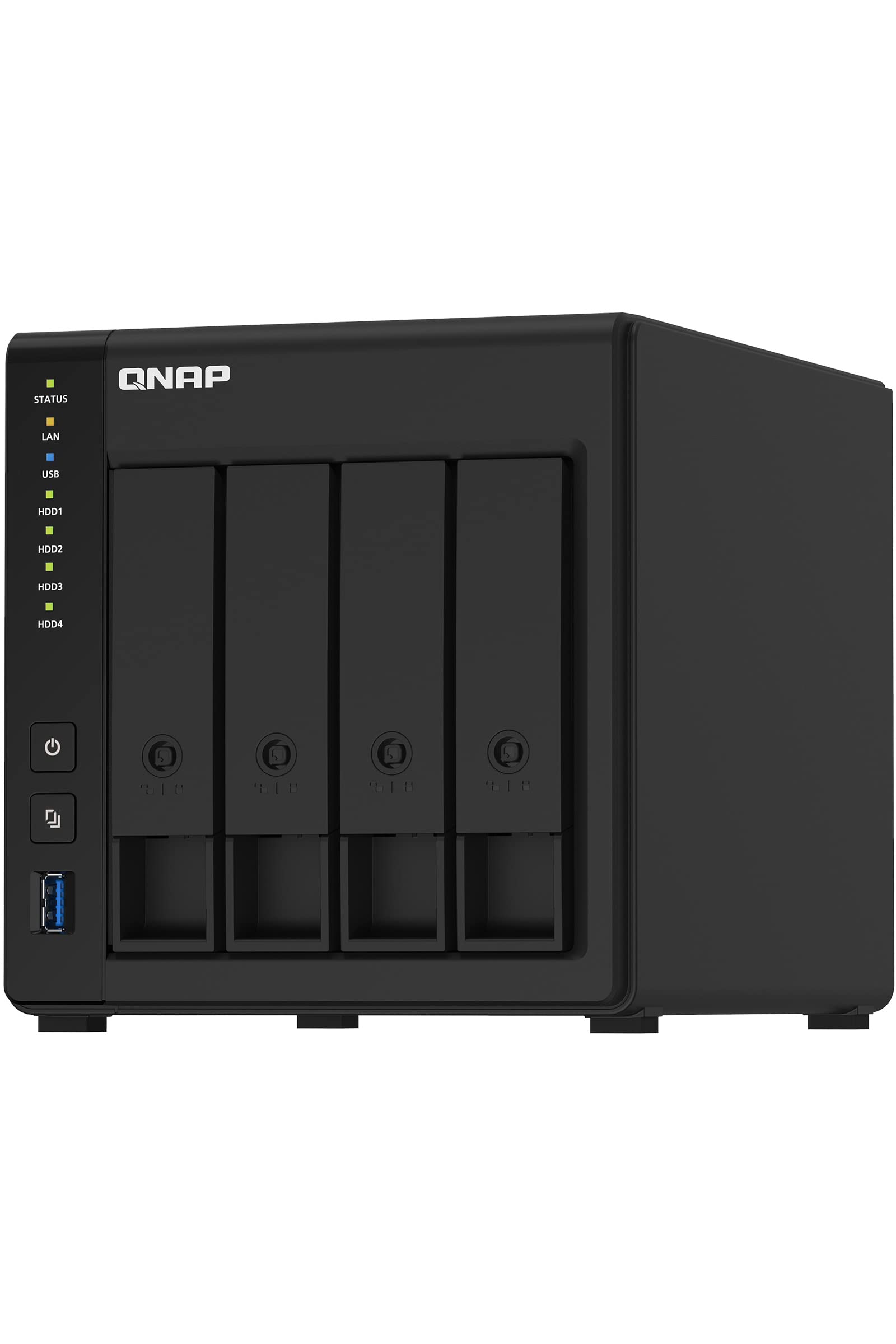 QNAP TS-451D2-4G 4 Bay 4K Hardware transcoding NAS with Intel Celeron J4025 CPU and HDMI Output