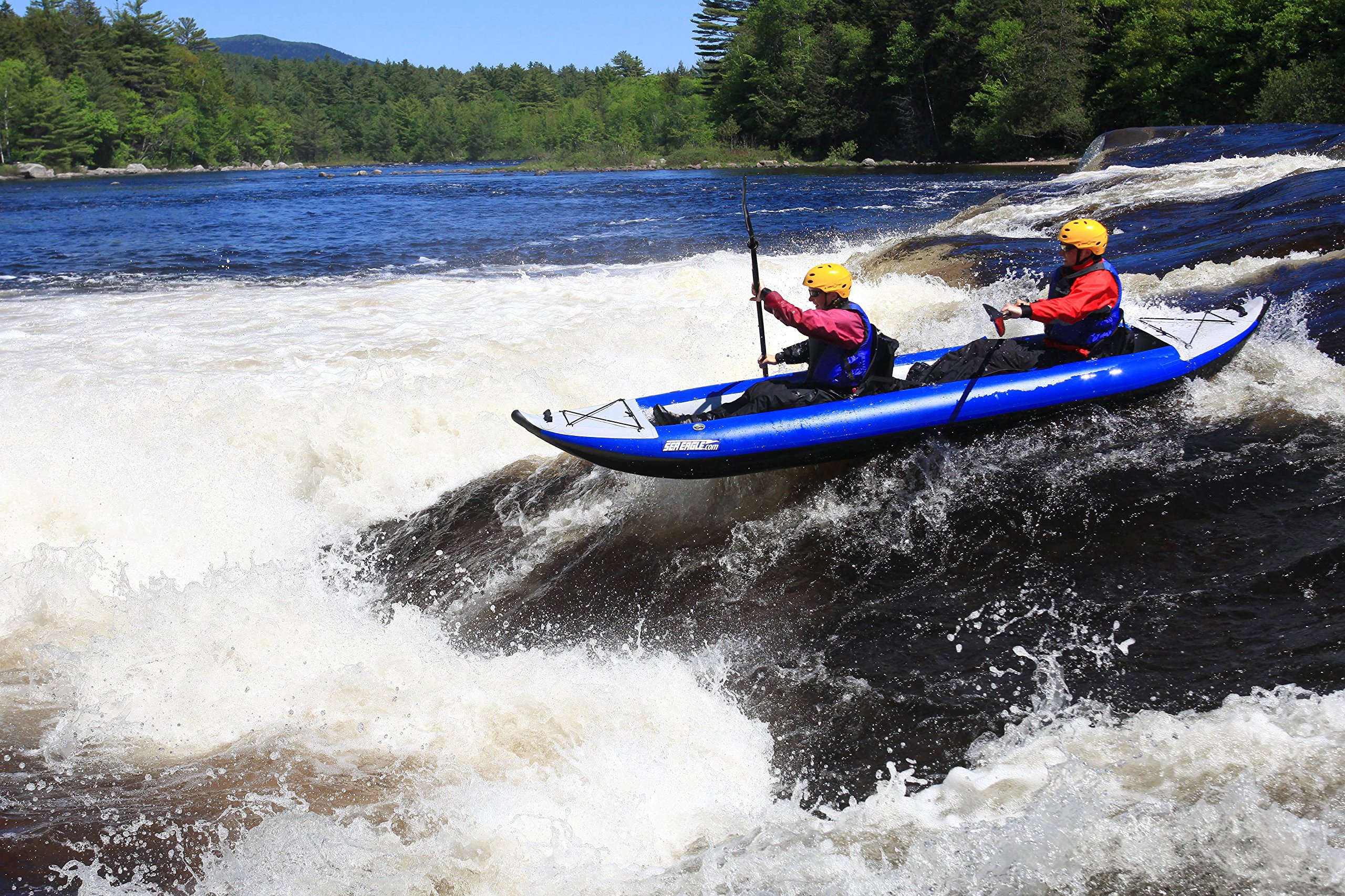 Sea Eagle Inflatable 420X Explorer Kayak Pro Carbon Package