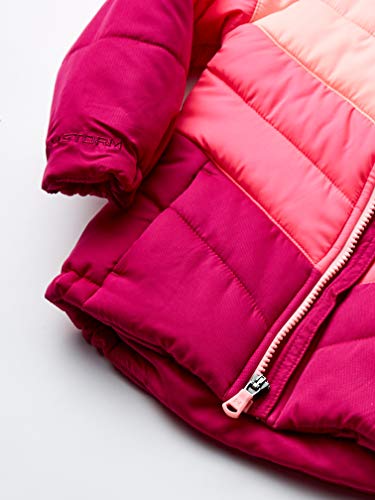 Under Armour Baby Girls' Little ColdGear Prime Puffer Jacket, Rhubarb F, 4