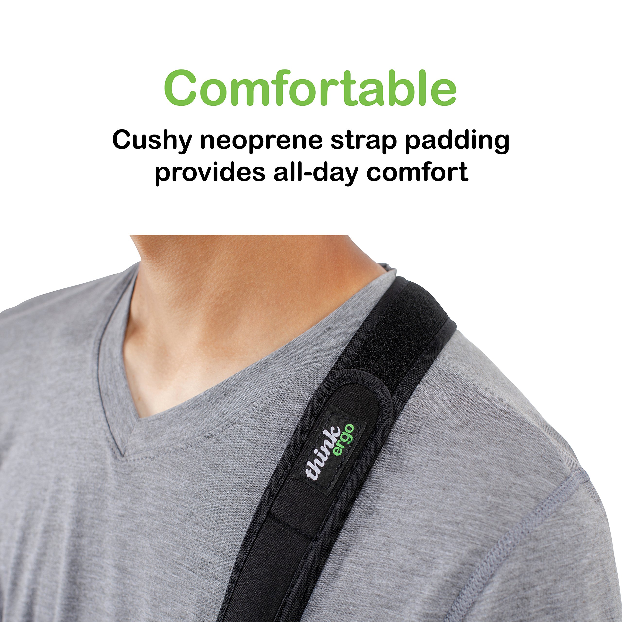 Think Ergo Arm Sling Sport Adult - Lightweight, Medical Sling Arm, Shoulder & Rotator Cuff Support