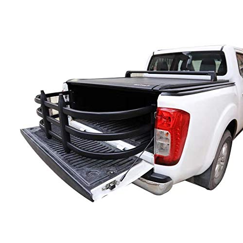 WONDERTECH Black Aluminum Truck Bed Extender for Ford F150 & Titan & Tundra & Ram & Silverado & Sierra Pickup Truck