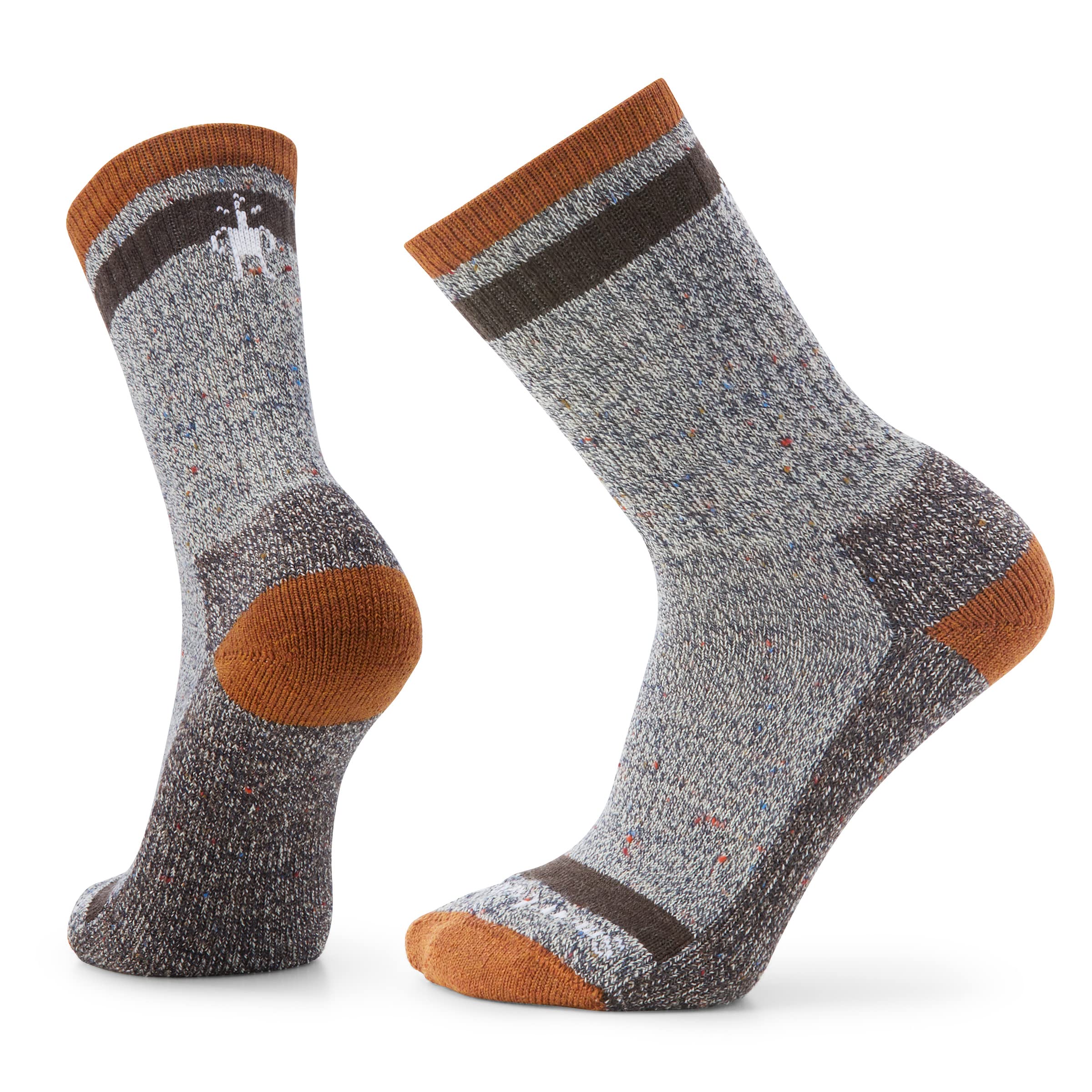 Smartwool Men's Everyday Larimer Crew FA21 Black/Taupe Heather L