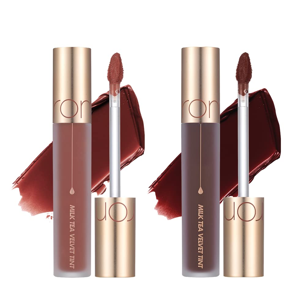 rom&nd Milk Tea Velvet Tint Bundle Deal (07 ROSE TEA + 09 BLACK TEA)