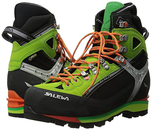 Salewa Men's MS Condor EVO GTX M Mountaineering Boot, Black/Cactus, 9.5 M US