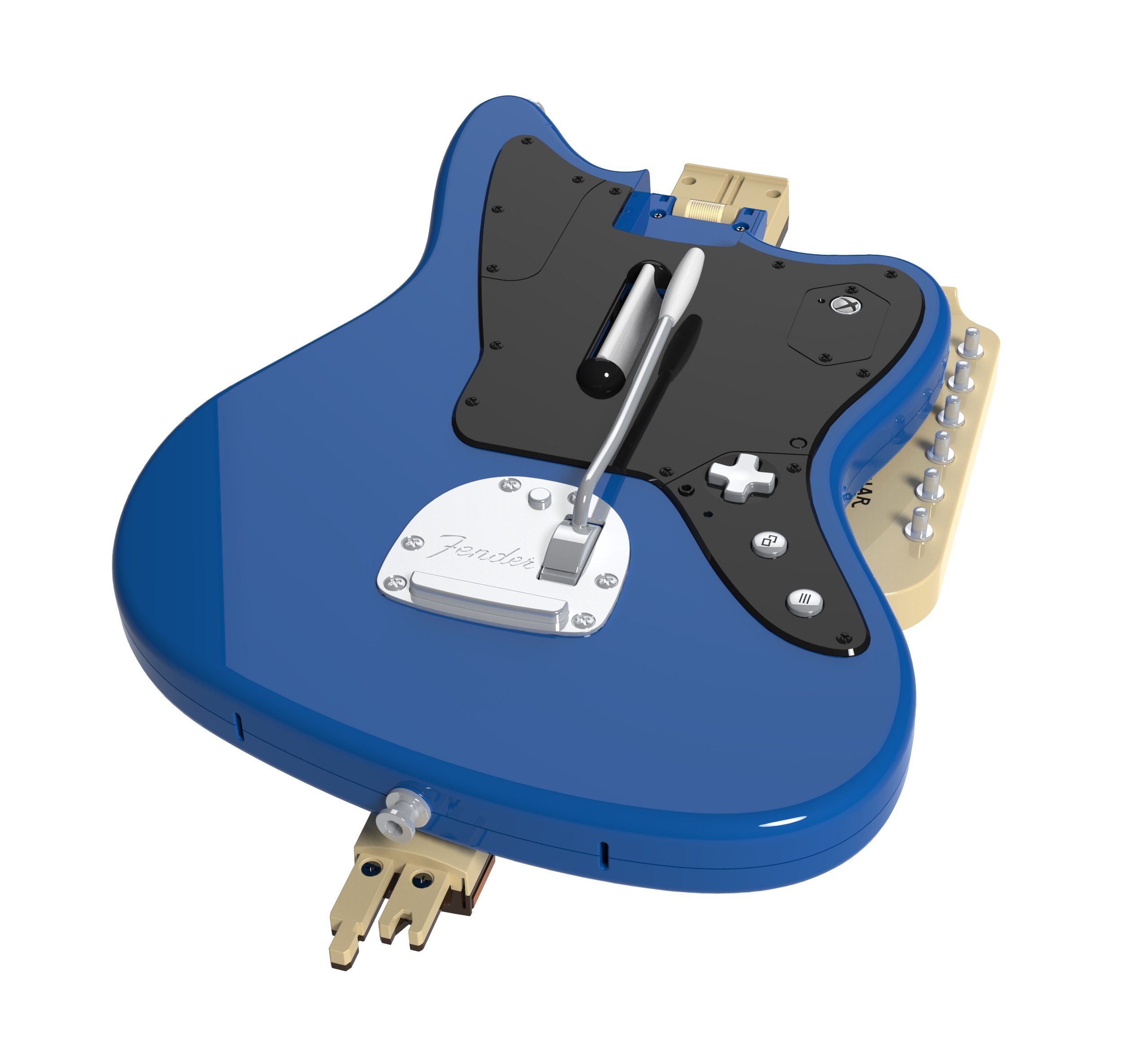 PDP Rock Band Rivals Wireless Fender Jaguar Bundle for Xbox One