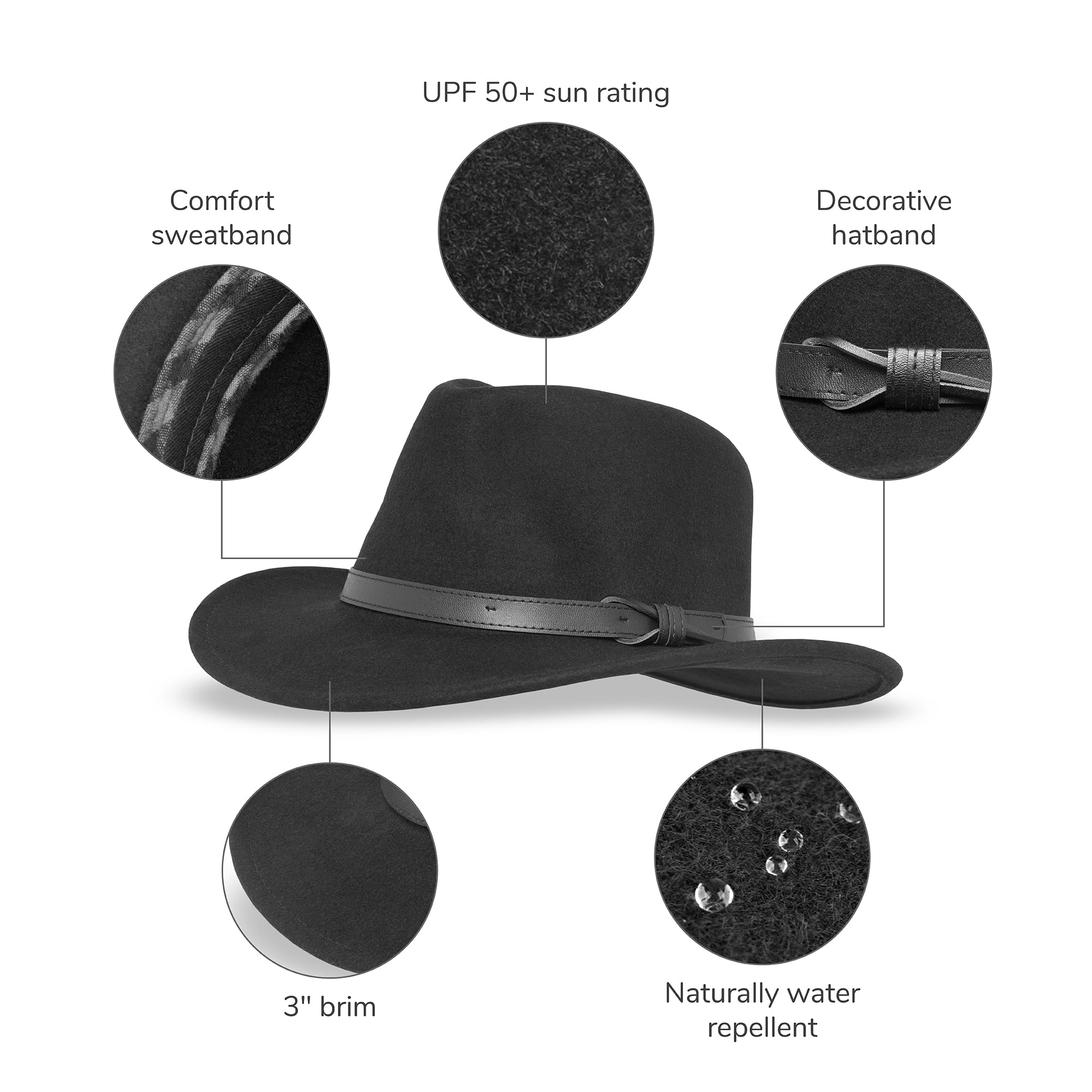 Sunday Afternoons Montana Hat, Walnut, Large
