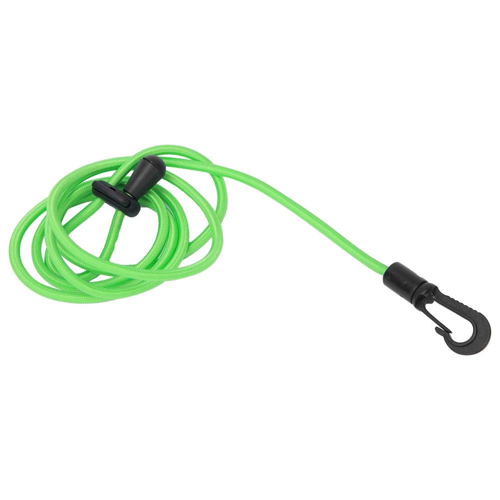 VBESTLIFE Life Kayak Paddle Leash, 50in Bungee Rope Fishing Rod Leash Cord Canoe Paddle Leash(Green)