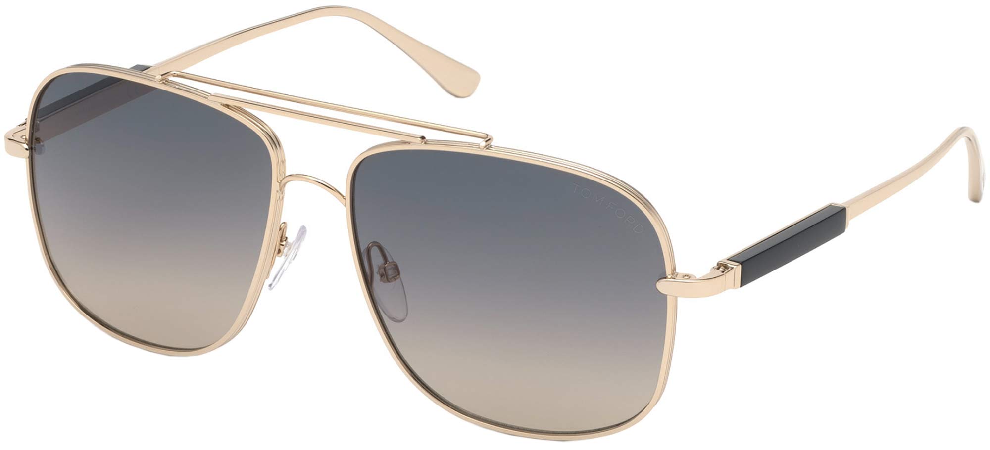 Tom Ford JUDE FT 0669 Rose Gold/Grey Pink Shaded 60/15/145 men Sunglasses