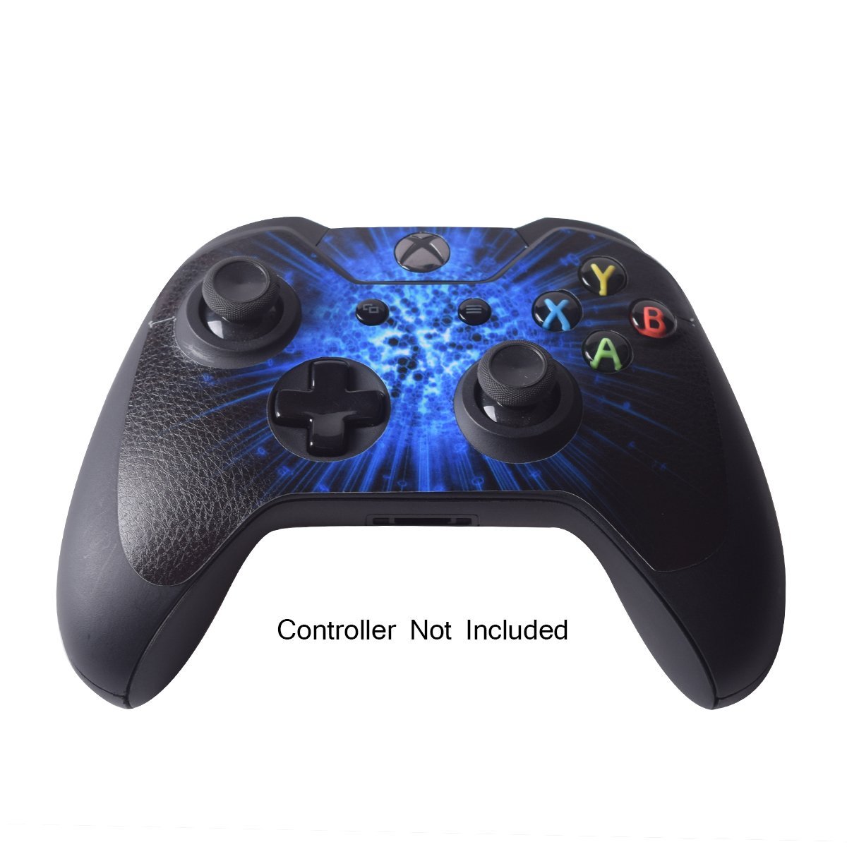 Skins Stickers for Xbox One Games Controller - Custom Orginal Xbox 1 Remote Controller Wired Wireless Protective Vinyl Decals Covers - Leather Texture Protector Accessories - Blue Explosion