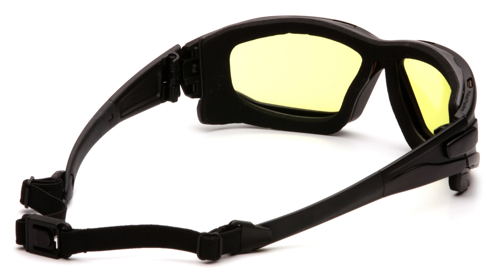 Pyramex SB7030SDT I-Force Safety Glasses Black Frame w/Amber A/Fog Lens (3 Pair)