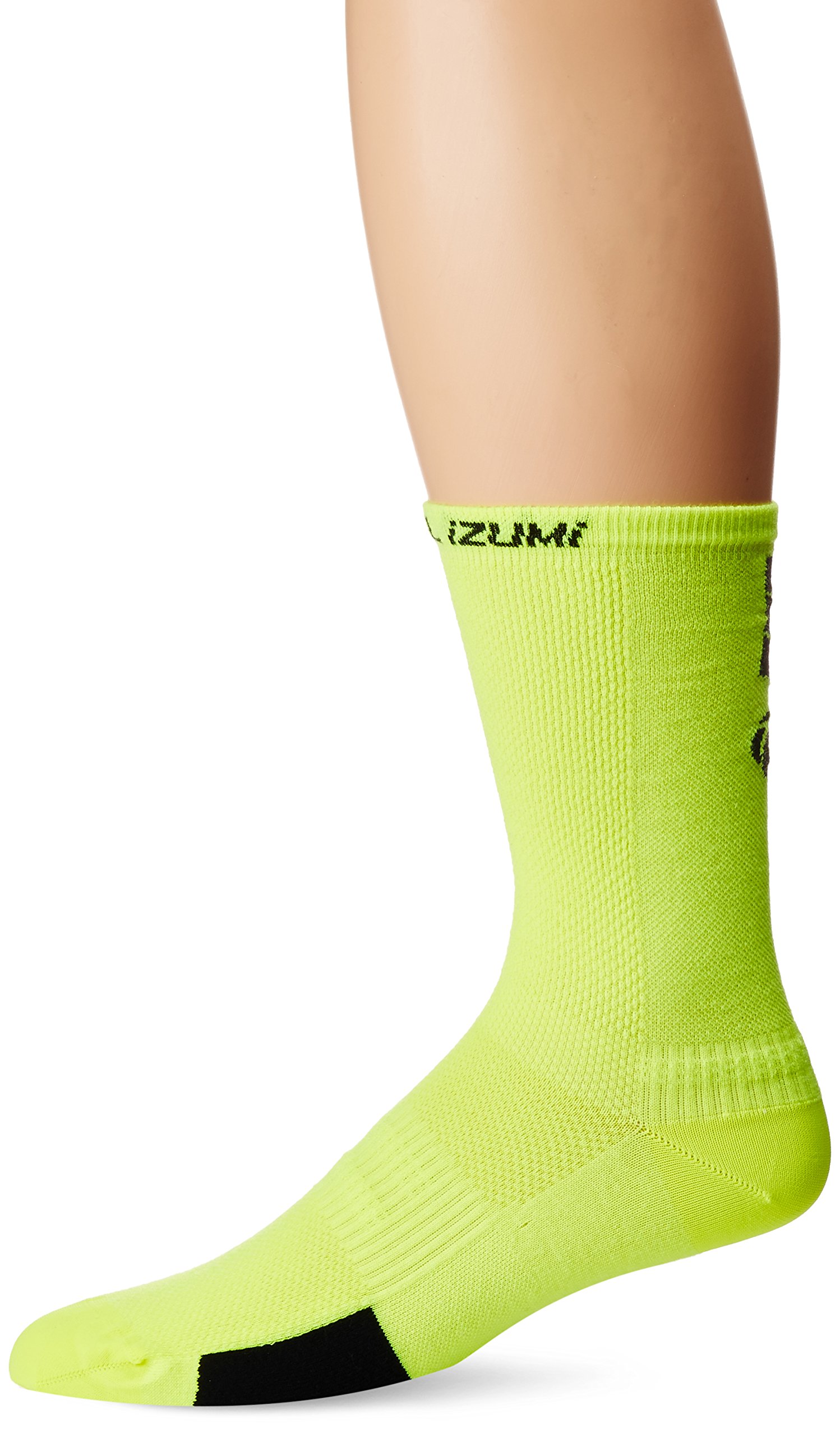 PEARL IZUMI Elite Tall Sock, Pi Core Screaming Yellow, Medium