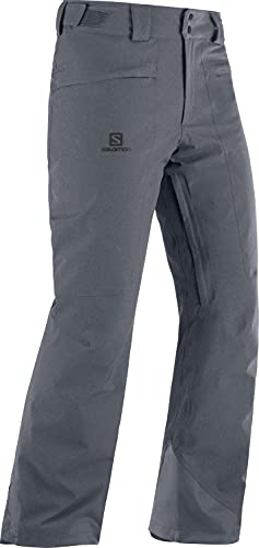 Salomon Men's Standard Untracked Pant, Ebony/Heather, X-Large-Regular