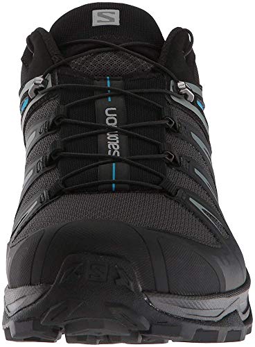 Salomon X Ultra 3 Hiking Shoes for Men, Phantom/Black/Hawaiian Surf, 12
