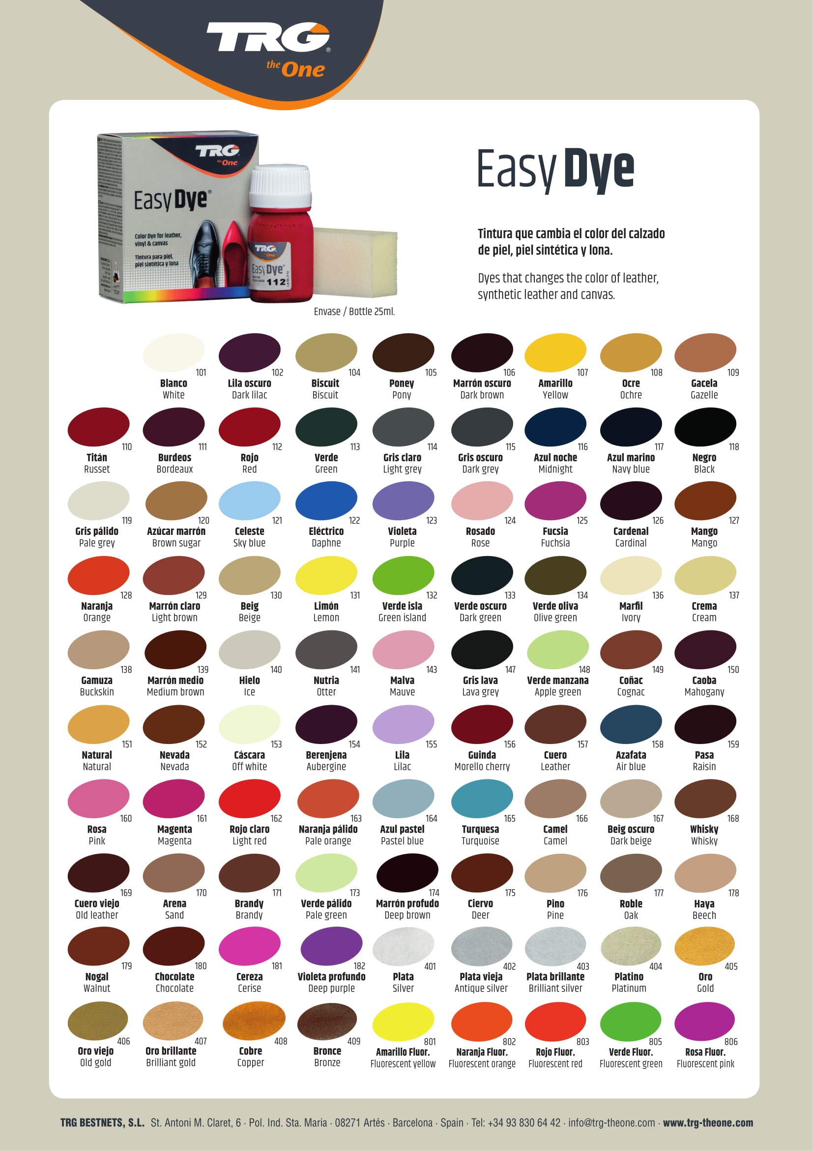 TRG Easy Dye for Leather and Canvas Shoes and Accessories (124 - Rose)