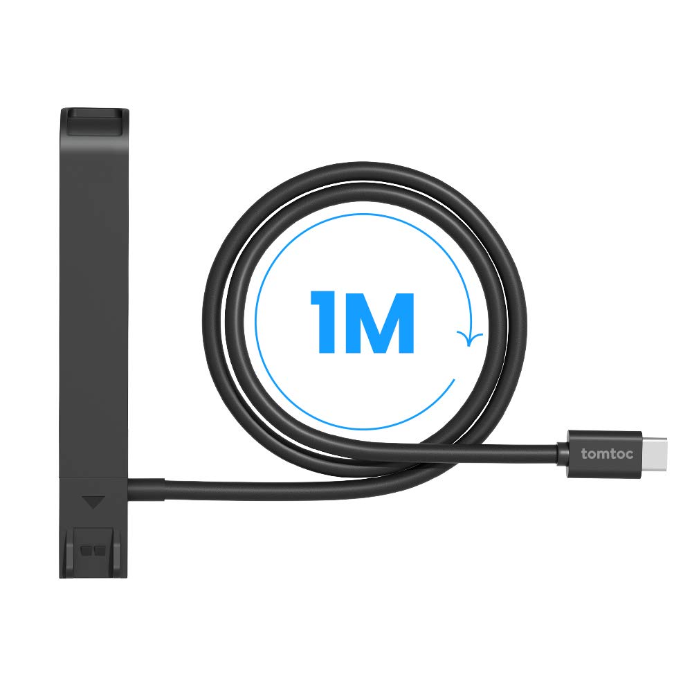tomtoc Extension Cable for Nintendo Switch Dock, 3.28 Feet USB 3.0 Type-C Extender Nintendo Switch Accessories