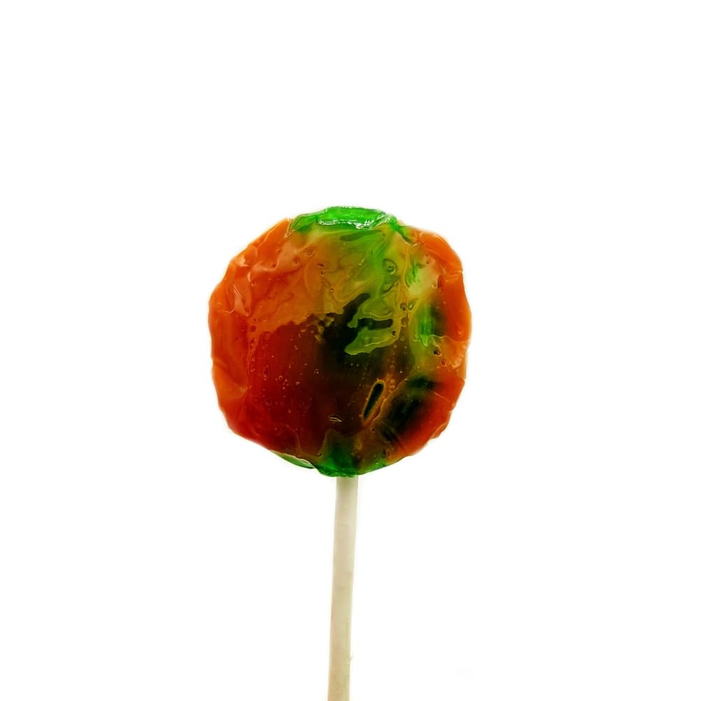 Tootsie Caramel Apple Pops - Green Apple Lollipop Candy (One Pack 9.4 ounces) Individually Wrapped Hard Candy- Gluten-Free & Peanut-Free Each order is bundled with a K&B Merchandise Sticker