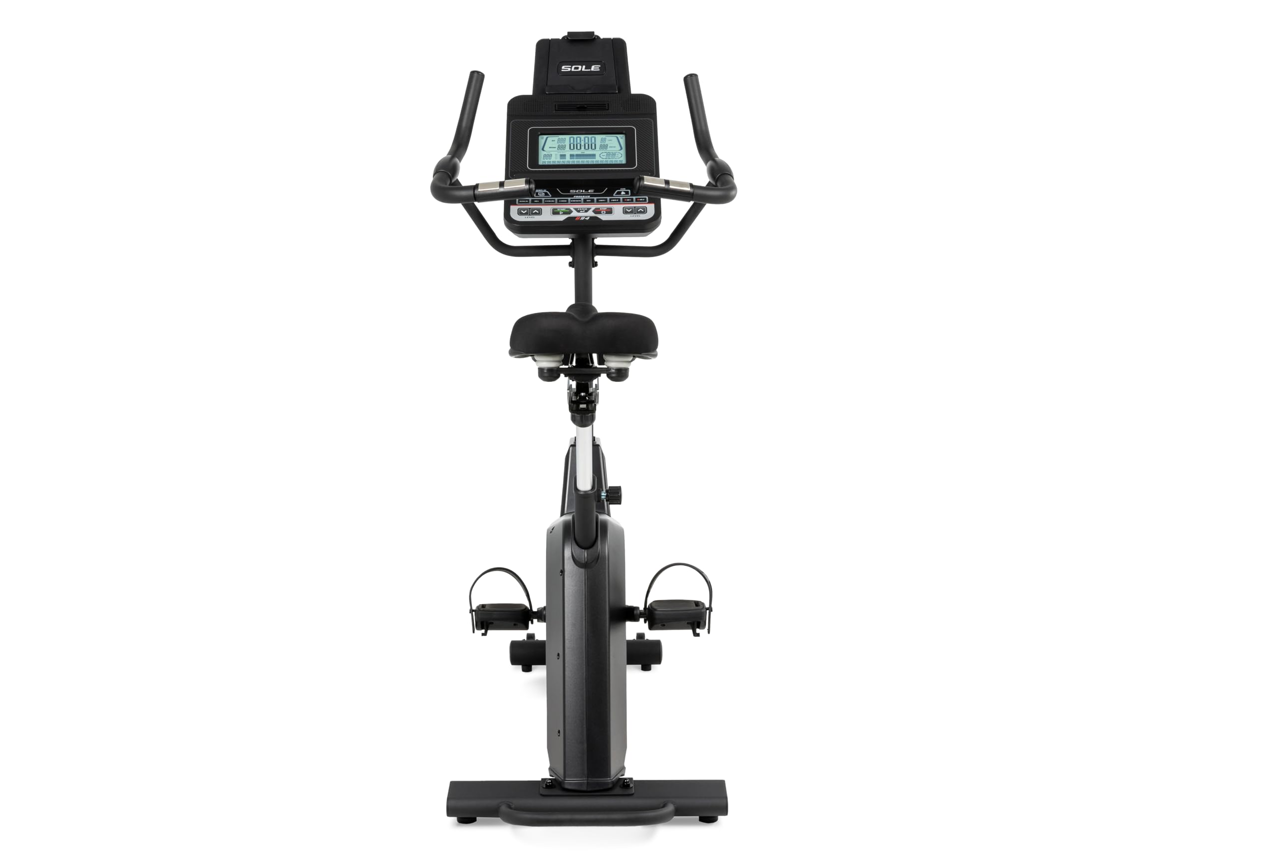 SOLE Fitness B94 2023 Model Light Upright Indoor Stationary Bike, Home and Gym Exercise Equipment, Smooth and Quiet, Versatile for Any Workout, Bluetooth and USB Compatible