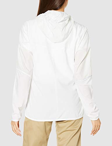Salomon Women's Standard Agile Full Zip Hoodie, White/Ao, X-Large