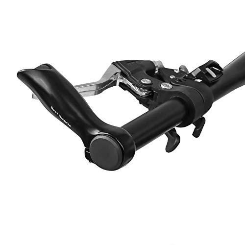 VGEBY1 Bike Handle Bar End, Aluminum Alloy Bar End Handlebar Security Grips Bar Ends Cycling with Stoppers for Road Mountain Bike