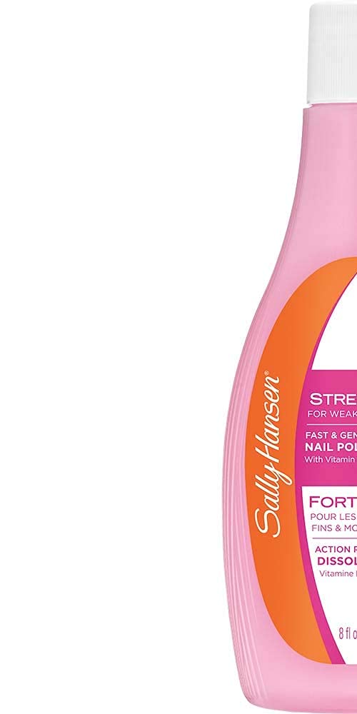 Sally Hansen Nail Polish Remover, Strengthening - 8 Oz