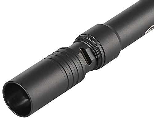 Streamlight 66134 Stylus Pro USB 350-Lumen Rechargeable Penlight with USB Cord & Nylon Holster, Black