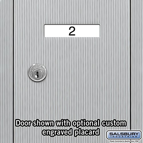 Salsbury Industries 3503ARU Recessed Mounted Vertical Mailbox with 3 Doors and USPS Access, Aluminum