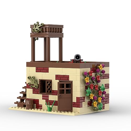 SAYN WW2 Military Scene Military Buildings - 404 pcs WW2 Military Base Battle Scene Building Block, Military Sets Compatible with Lego