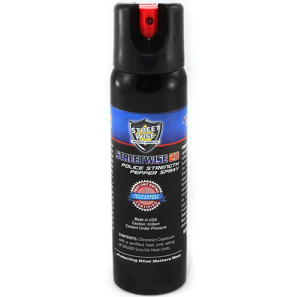 Streetwise Security Products Police Strength Streetwise 23 Pepper Spray, 4-Ounce, Twist Lock