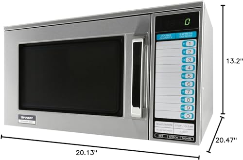 Sharp R-25JTF Microwave, Silver